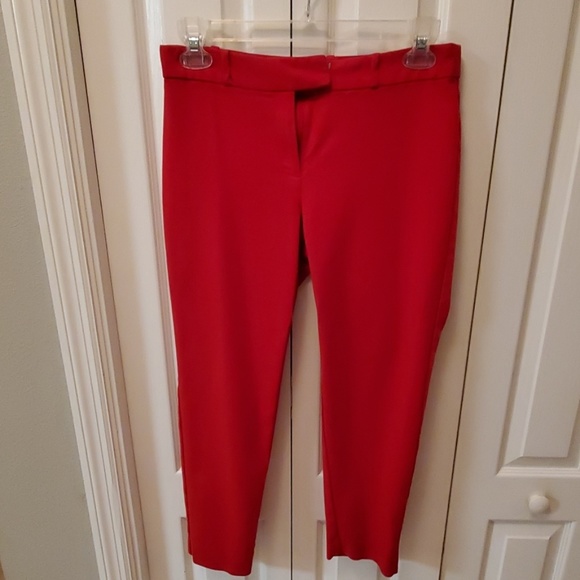 Liz Claiborne | Pants & Jumpsuits | Red Capris | Poshmark